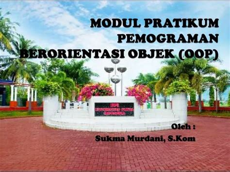 Ppt Modul Pratikum Pemograman Berorientasi Objek Oop Powerpoint Presentation Id2934566