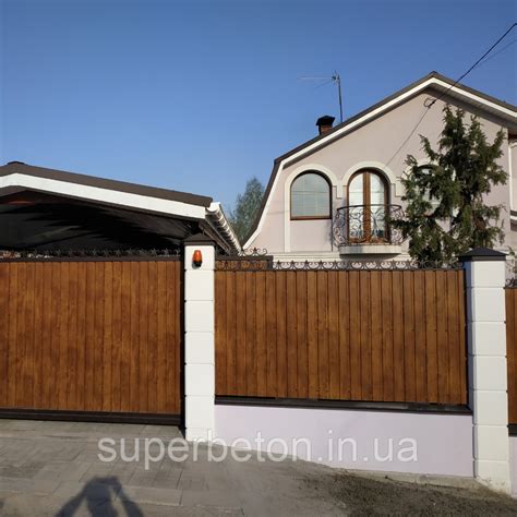 Купить Столб бетонный наборной для забора (30х30х32) с крышкой и ...