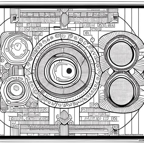 Kozyrevs Mirror Schematic Diagram · Creative Fabrica