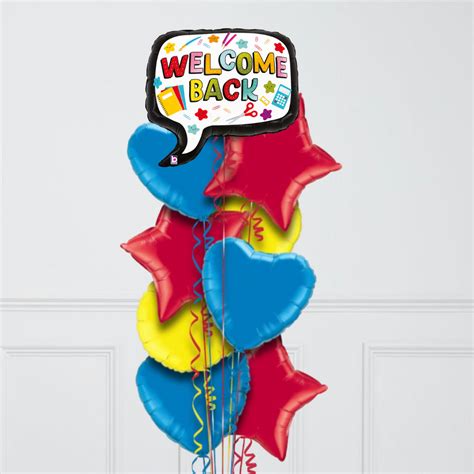 Welcome Back Rainbow Inflated Foil Balloons Balloonfactoryae