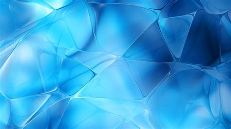 Premium Photo Blue Glass In A Blue Background
