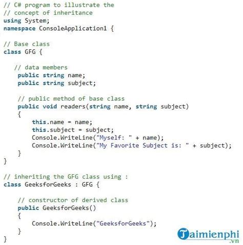 Khái Niệm Của Tính Kế Thừa Inheritance Trong C Định Nghĩa Thuật Ngữ Và Ưu điểm