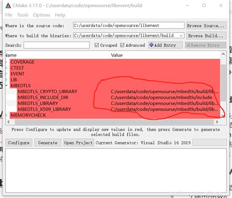 Win10cmakevs2019编译64位libeventcamkegui编译libevent Csdn博客