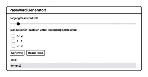 Password Generator Sederhana Dengan Javascript Dicoding Blog