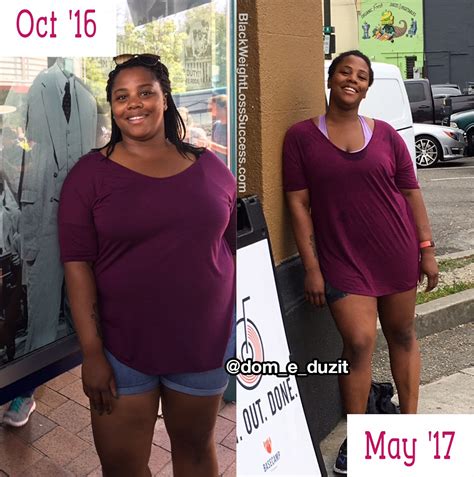Dominique Lost 47 Pounds Black Weight Loss Success