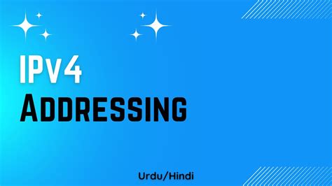 Lec01 Ipv4 Addressing Explained Urduhindi Youtube