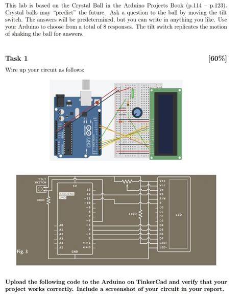 Solved This Lab Is Based On The Crystal Ball In The Arduino Chegg