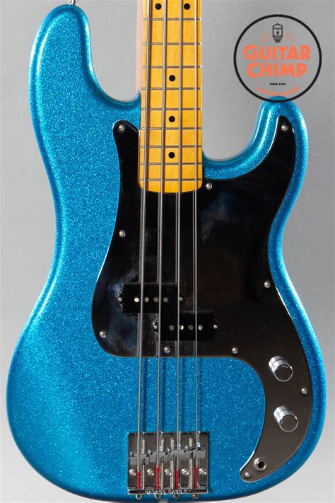 Fender Steve Harris Precision Bass Royal Blue Metallic Guitar Chimp