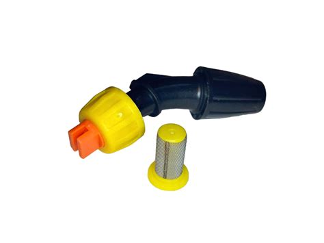 knapsack sprayer hand lance elbow includes top hat filter and nozzle