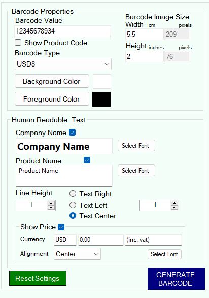 Universal Barcode Maker Free Download And Software Barcode Generator