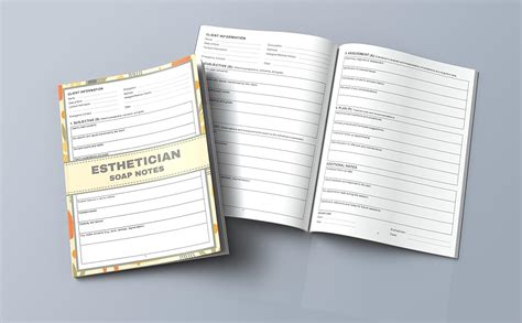 Esthetician Soap Notes Soap Notebook For Skin Care Specialists Beauticians Esthetics Trainees