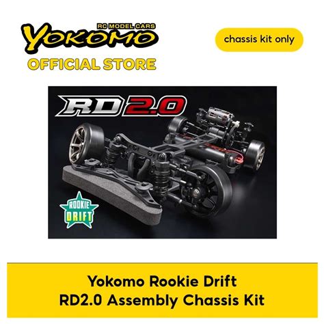 Yokomo Rookie Drift Rd2 0 Assembly Chassis Kit For Remote Control Car Rdr 020 Shopee Malaysia