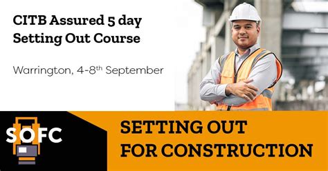 Setting Out For Construction On Linkedin We Have A Few Places Left Available On Our Citb