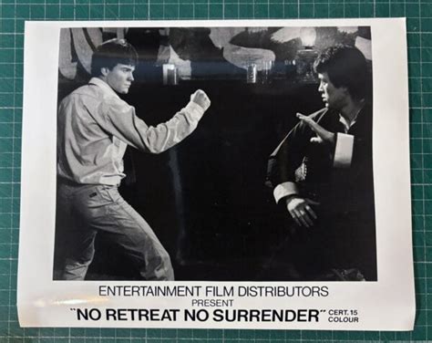 No Retreat No Surrender Publicity Photo H Big Screen Autographs