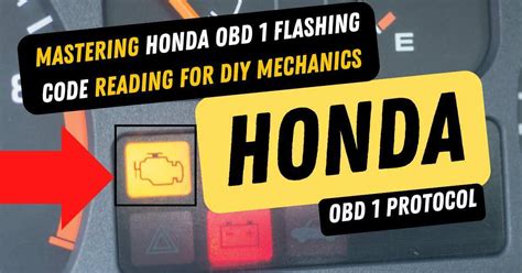 How To To Read And Erase Honda Obd1 Trouble Codes
