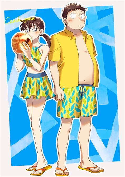 Miike Naeko And Chiba Kazunobu Meitantei Conan Drawn By Czechgana