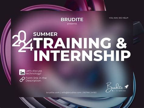 Summer Internship And Training Preassessment Brudite