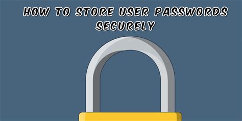 How To Store User Passwords Securely Dev Community