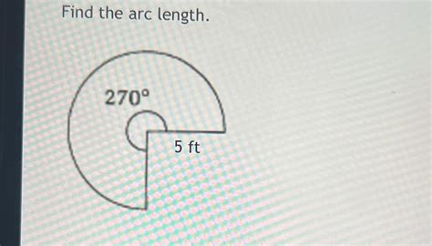 Solved Find The Arc Length Chegg Com