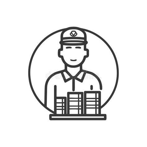 Smiling City Planner Icon Architectural Design Urban Development