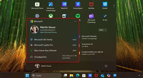 Die Neue Kontoverwaltung Im Startmenü Von Windows 11 Mehrwert Oder