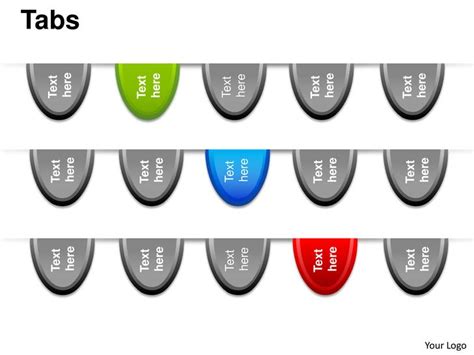 Tabs Powerpoint Presentation Templates