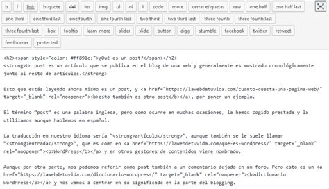 Qué Es Wysiwyg Y Cómo Mejoro El Editor De Texto De Wordpress