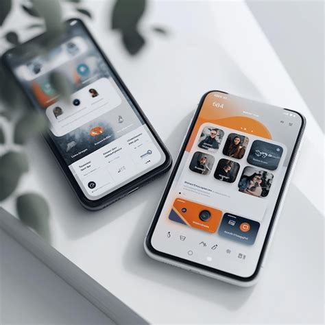 A Visual Of A Mobile App Running On Both Ios And Android Devices With