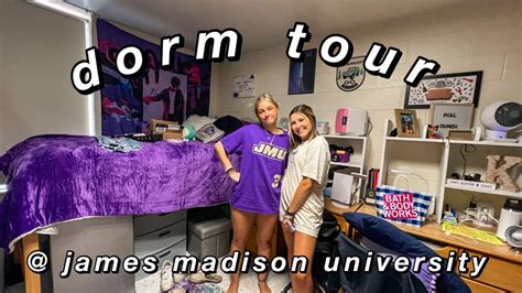 Freshman Dorm Tour 2022 James Madison University Youtube