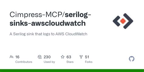 Github Cimpress Mcpserilog Sinks Awscloudwatch A Serilog Sink That Logs To Aws Cloudwatch