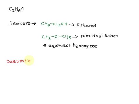 Solved Build The Two Isomers Of C2h6o Questions A Draw The Structural Formulas Of Your Two