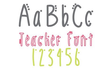 8 Cute Free Fonts For Teachers Images Free Teacher Fonts 30 Amazing