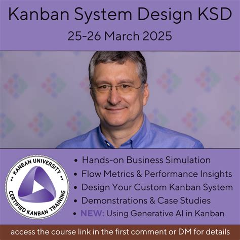 Book Your Seat For The Upcoming Kanban Kanban System Design Ksd