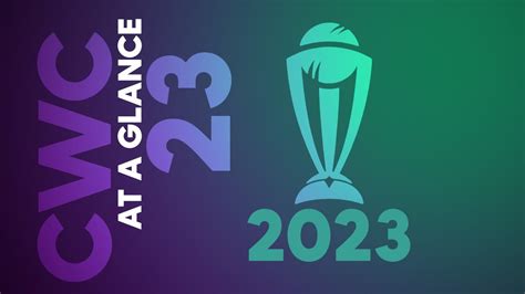 Cwc23 At A Glance Youtube
