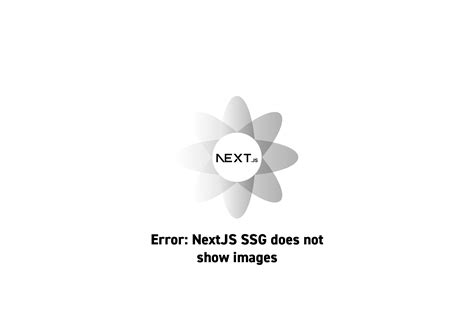 Nextjs Static Site Doesnt Show Images