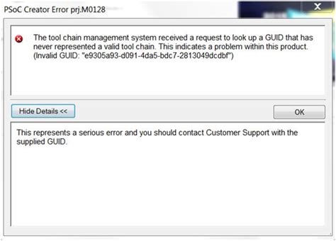 Troubleshooting Psoc® Creator™ Issues