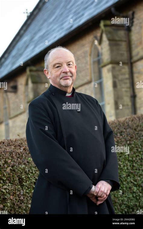 Anglican Vicar In A Church Oldham Manchester United Kingdom Stock