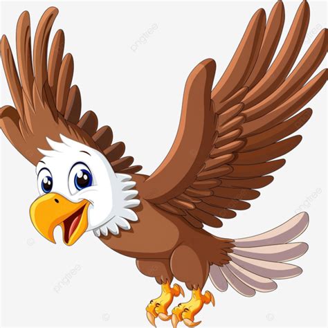 귀여운 독수리 만화 마스코트 비행 적극적인 미국 사람 화난 Png 일러스트 및 이미지 에 대한 무료 다운로드 Pngtree