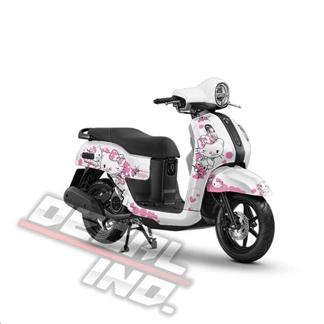 008 Yamaha Fazzio Full Body Decal Sticker Yamaha Fazzio Hello Kitty Full Body Decal Sticker