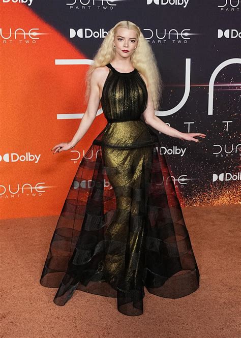 Anya Taylor Joy Is A Margiela Witch At The Dune Part Two Premiere In