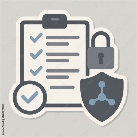 Security Guidelines Checklist Illustrating Data Protection Protocols