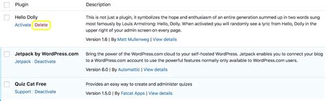 how to uninstall or remove wordpress plugins wp engine