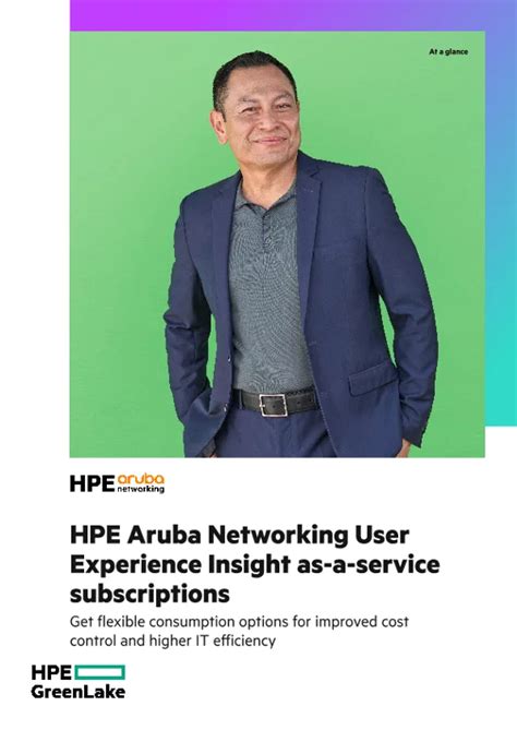 Hpe Aruba Networking User Experience Insight As A Service Subscriptions