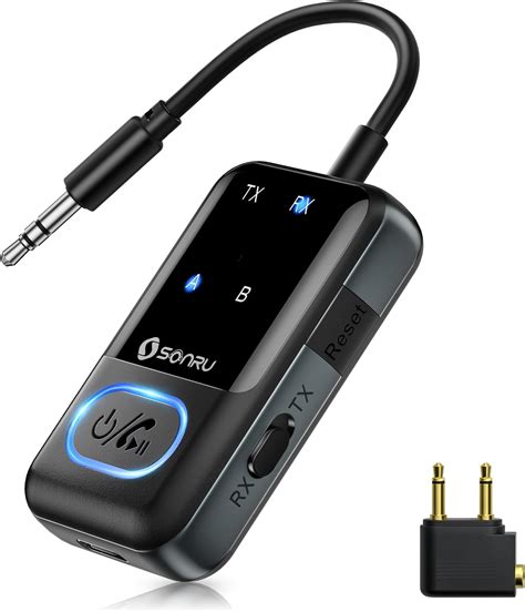 Amazon Com BlitzMax Bluetooth Adapter Transmitter Bluetooth Receiver In Mini Wireless