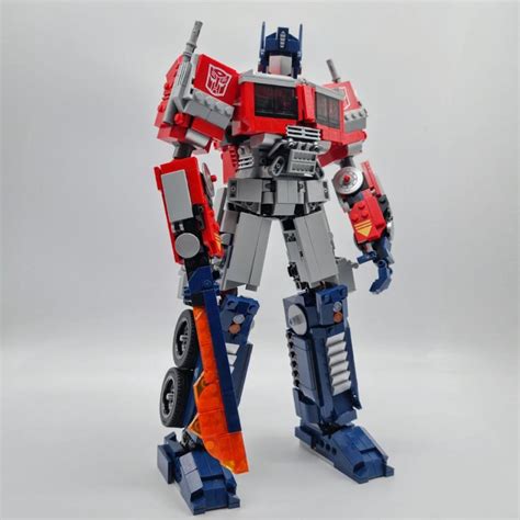 Lego Set 10302 Alternate Build Optimus Prime How To Build It