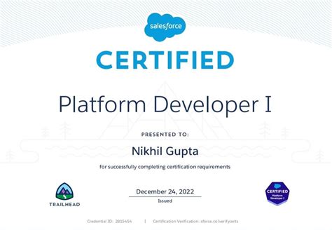 Nikhil Gupta On Linkedin Salesforcecertified Levelup Pd1 Salesforcedeveloper