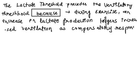 Solved 5 What Causes The Exponential Increase In Ventilation That