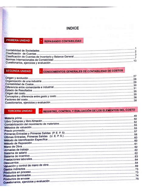 Libro Contabilidad De Costos Oficial Pdf