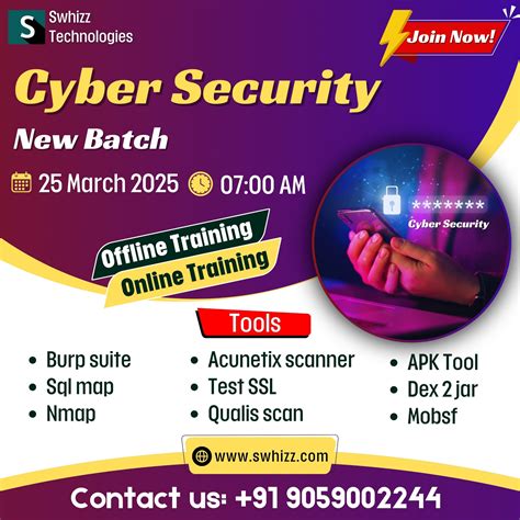 Swhizz 🚀 New Cybersecurity Batch Alert 🚀 Register Now Tally
