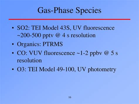 Doe G 1 Research Aircraft Facility Instrument Summary Ppt Download